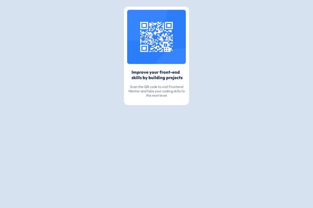 Frontend Mentor | qr-code-component coding challenge solution
