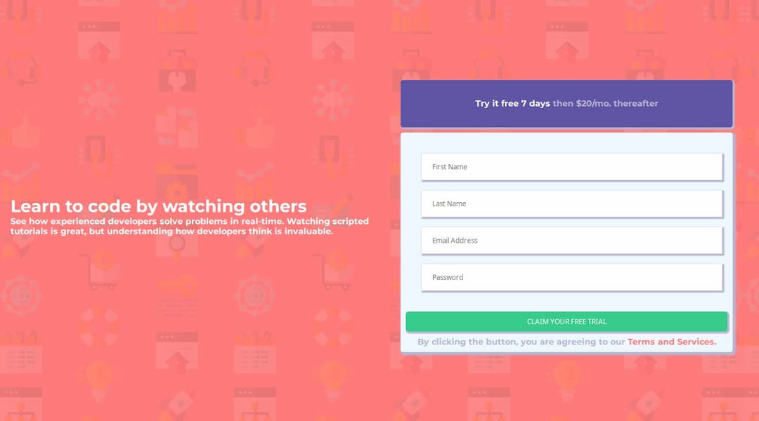 Frontend Mentor | Intro-component-with-sign-up-form Public coding challenge solution