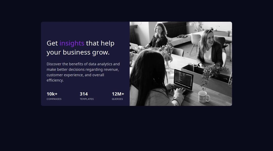 Frontend Mentor | Stats Preview Card Component Solution coding challenge solution