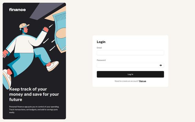 Frontend Mentor | Personal Finance App using NextJS/Tailwind/ShadCN + Supabase for DB coding ...