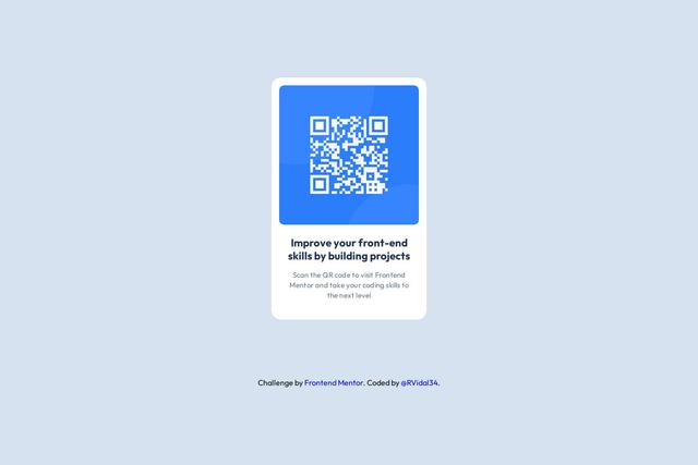 Frontend Mentor Challenge Qr Code Coding Challenge Solution