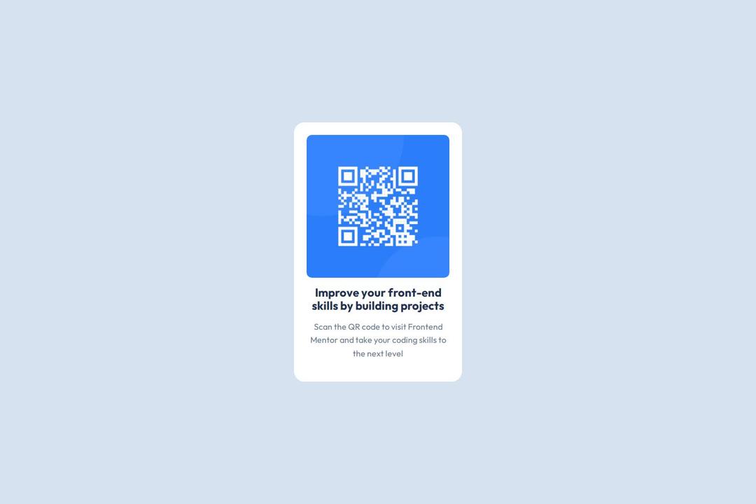 Frontend Mentor | qr-code component coding challenge solution