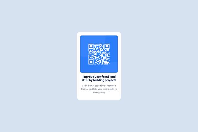 Frontend Mentor | qr-code component coding challenge solution