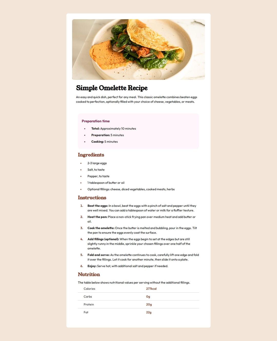 Frontend Mentor | Recipe Page using HTML y CSS coding challenge solution