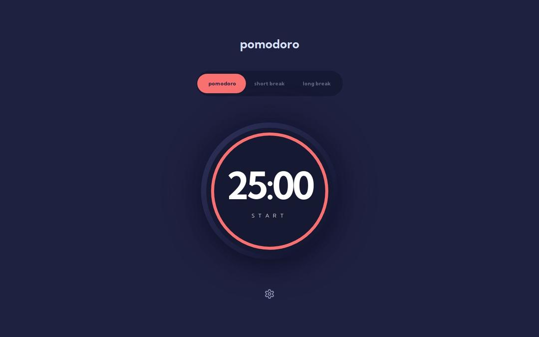Frontend Mentor | Pomodomo app using Next.js and tailwind coding challenge solution