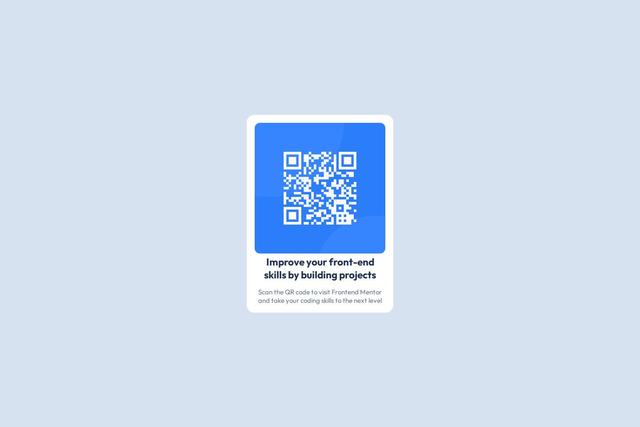 Frontend Mentor | QR Code Components using HtML and CSS coding challenge solution