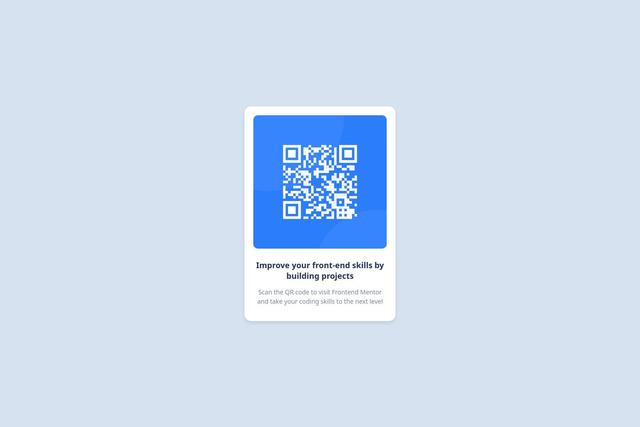 Frontend Mentor | Qr Code HTML/CSS coding challenge solution