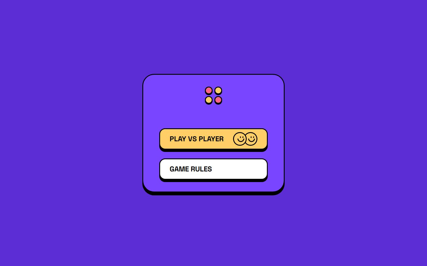 Frontend Mentor | Fun Connect Four game with animations coding ...