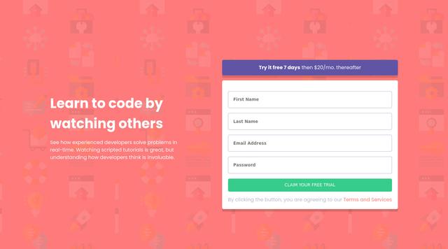 Frontend Mentor Sign Up Form Built Using Html Css Javascript And