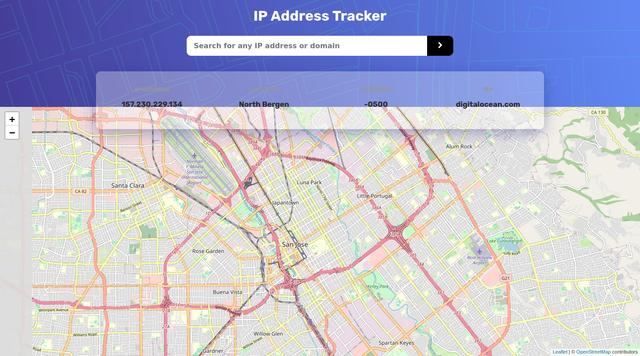 Frontend Mentor Ip Address Tracker Using React Vite React Leaflet