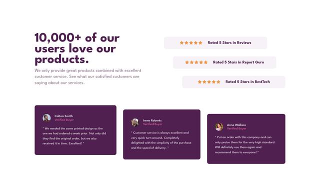 Frontend Mentor Responsive Social Proof Section Using Css Grid And