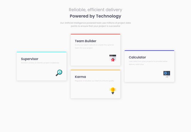 Frontend Mentor Four Card Feature Section Master Using Css Flexbox Coding Challenge Solution