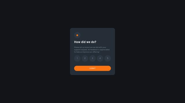 Frontend Mentor Interactive Rating Card Using Javascript Coding