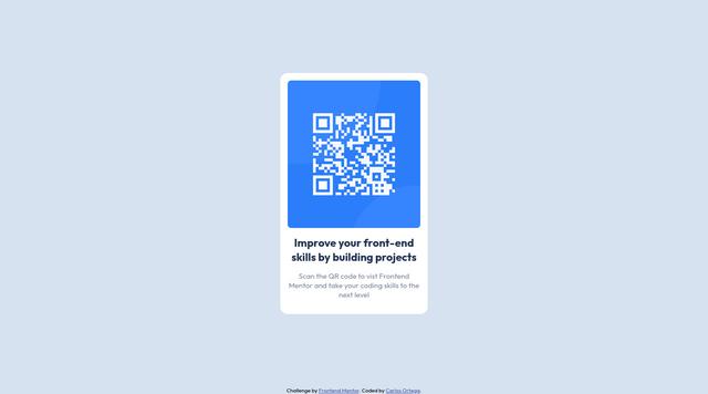Frontend Mentor Qr Code Component Main Coding Challenge Solution