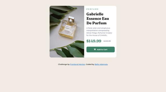 Frontend Mentor Product Summary Card Using Css Grid And Flexbox Coding Challenge Solution