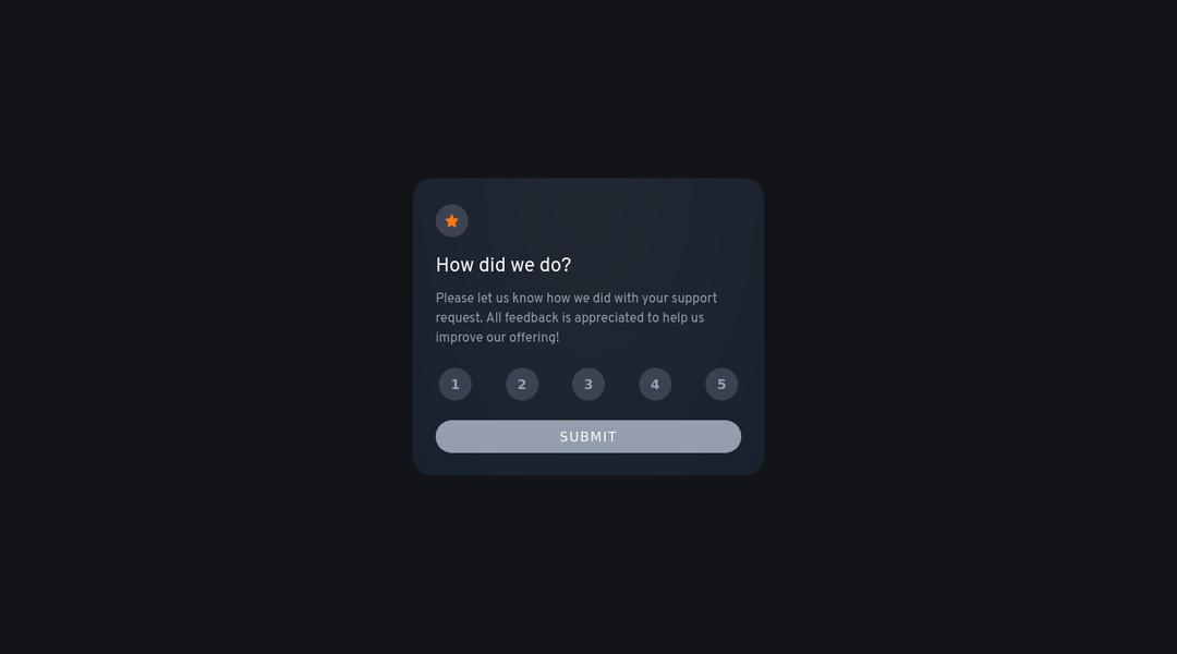 Frontend Mentor Interactive Rating Component Built With Vue Js And