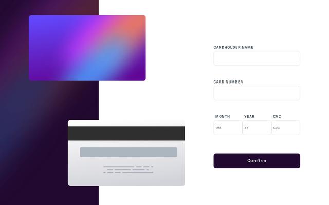 Frontend Mentor Interactive Card Details React State Management