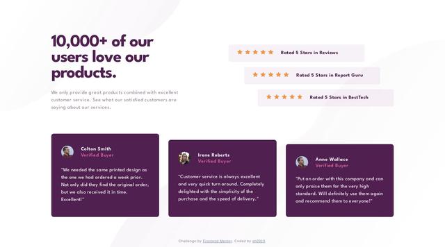 Frontend Mentor Responsive Using Css Grid And Flexbox Coding Challenge Solution