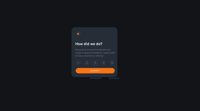 Frontend Mentor Interactive Rating Html Css Javascript Coding