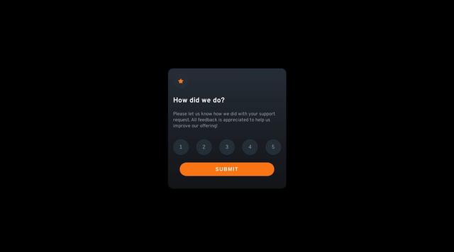 Frontend Mentor Interactive Rating Compenent With Html Css And