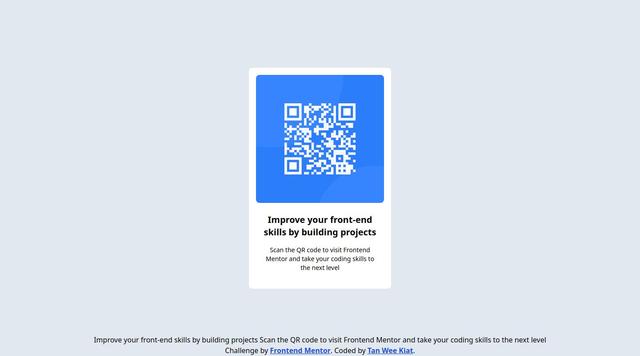 Frontend Mentor Frontend Mentor Qr Code Component Coding Challenge