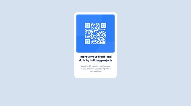 Frontend Mentor Qr Code Component Using Flexbox Coding Challenge Solution