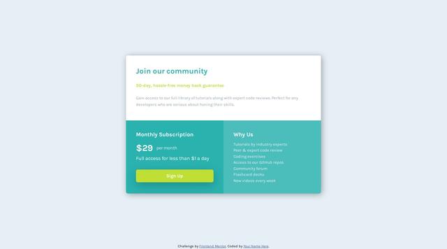Frontend Mentor Solution Using Grid And Flexbox Coding Challenge Solution