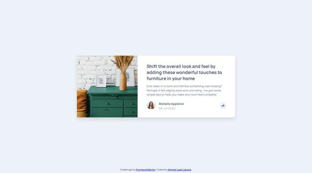 Frontend Mentor Responsive Article Preview Component Master Using Css