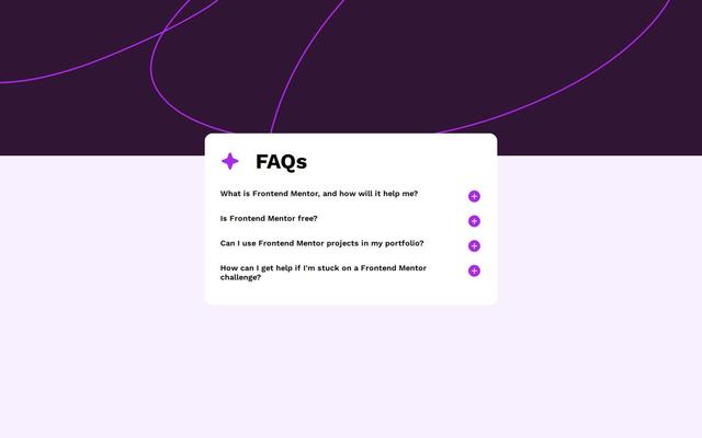 Frontend Mentor Responsive Faq According Landing Page Using Html