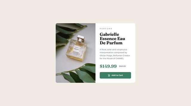 Frontend Mentor Responsive Product Preview Card Using Css Flexbox And