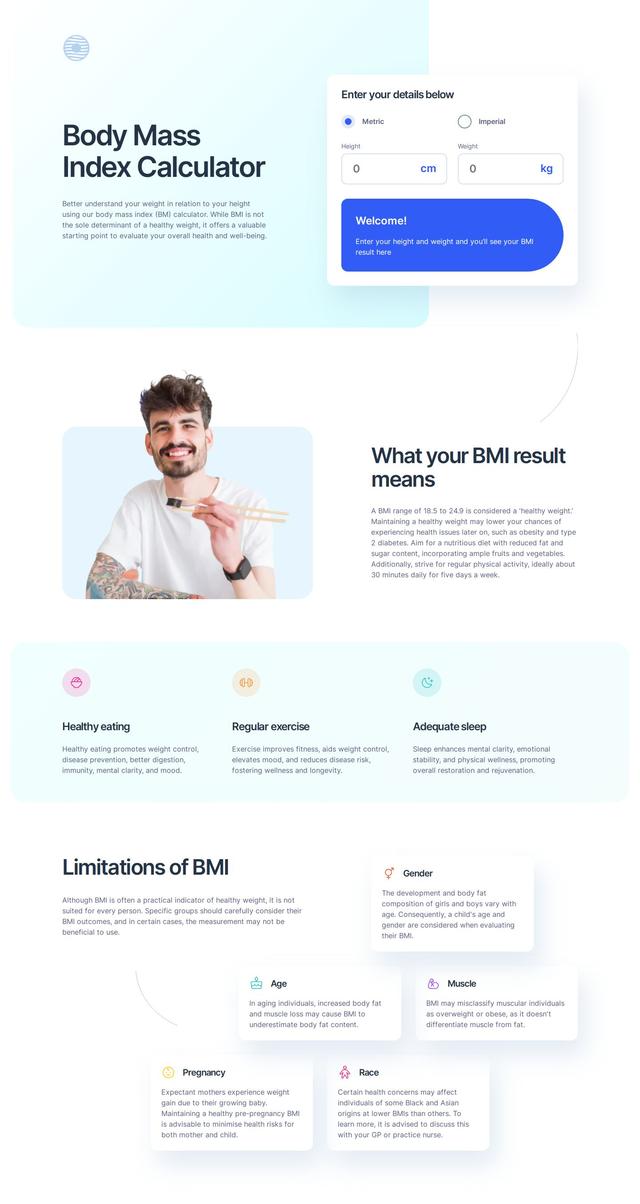 Frontend Mentor Bmi Calculator Using Astro And Sass Coding Challenge