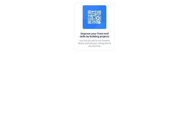 Frontend Mentor Frontend Mentor Qr Code Component Coding Challenge