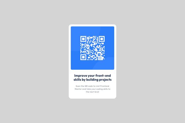 Frontend Mentor Qr Component Using Plain Html And Css Coding