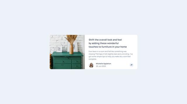 Frontend Mentor Article Preview Component Coding Challenge Solution
